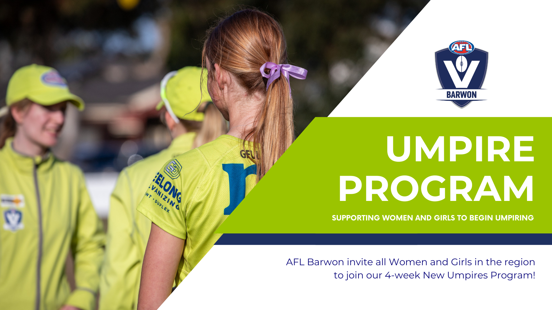 Female Umpiring Program Registration